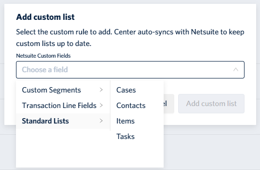 Managing the NetSuite Connector