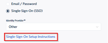 SSO - Generic Setup Guide