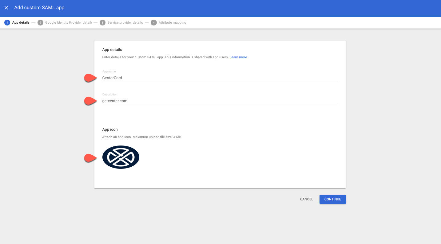 Center Single Sign-On (SSO) Guide – Google Workspace