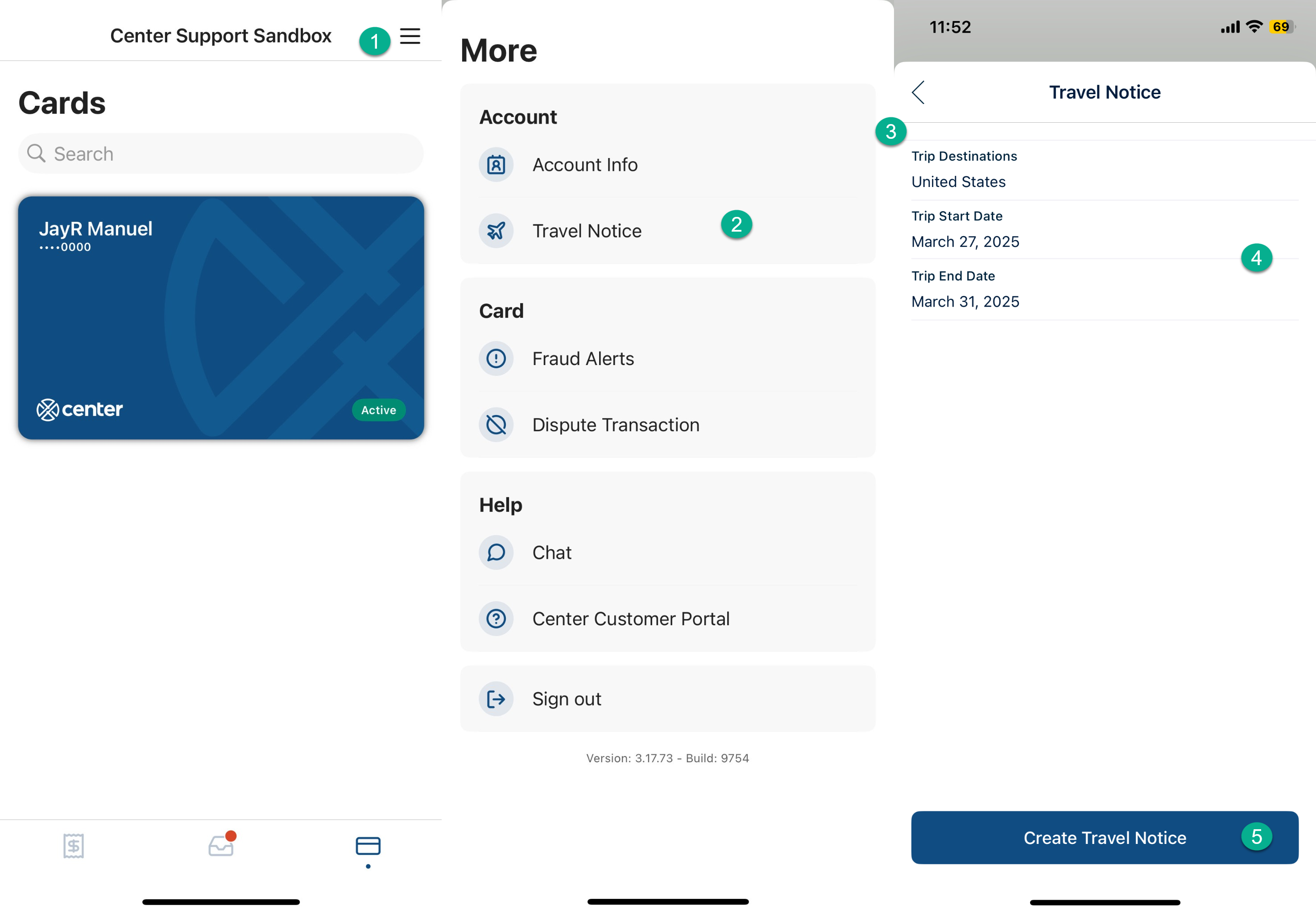 Can I use my CenterCard during international travel?